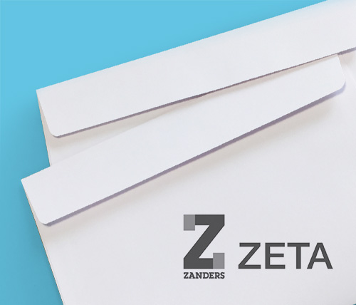 Zanders/Reflex Zeta Briefumschläge mit Pantone & HKS